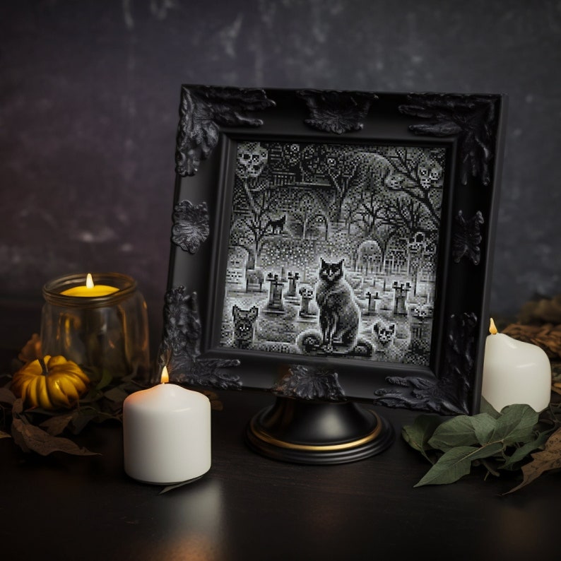 Dead Cat, Feline, Puss, Cemetery, Underworld, Ghosts, Spirits, Shadows ...