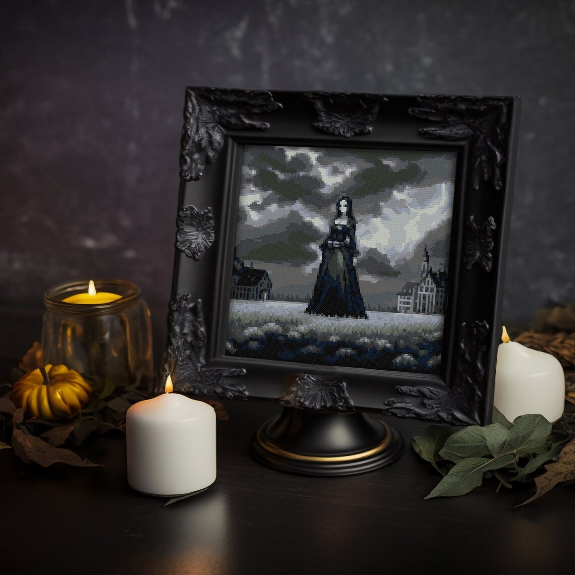 Mansion Mistress, Vampire, Dark Haunted Manor, Black Dress, Gothic ...