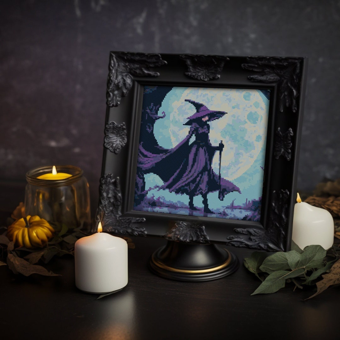 Moonlight, Magician, Luna, Witch Hat, Wizard, Night, Sky, Waiting ...