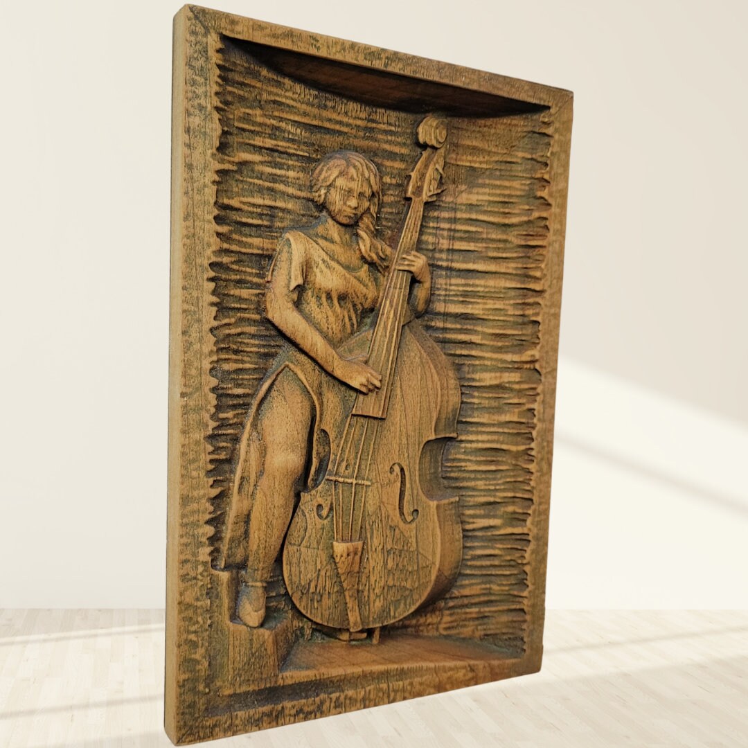 Wood Carving Wall Decor, Modern Wooden,wall Art,wooden Relief, Living ...