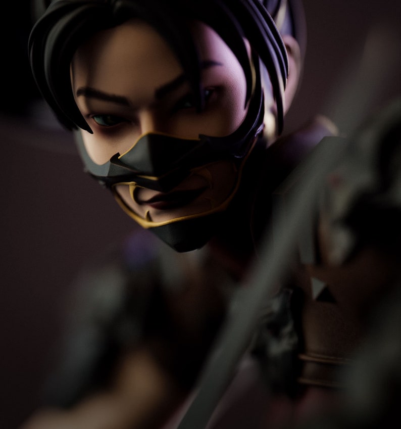 Fian Taki Ninja Woman, 3d Stl Model, Printable. - Etsy Australia