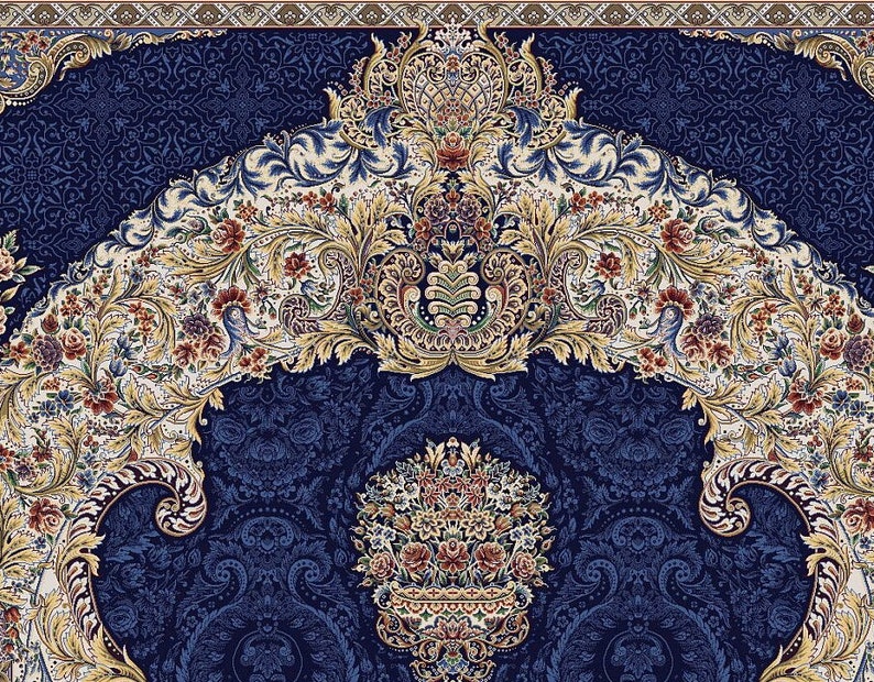 Ready to Print Persian Carpet Digital Art, High-resolution Download - Etsy