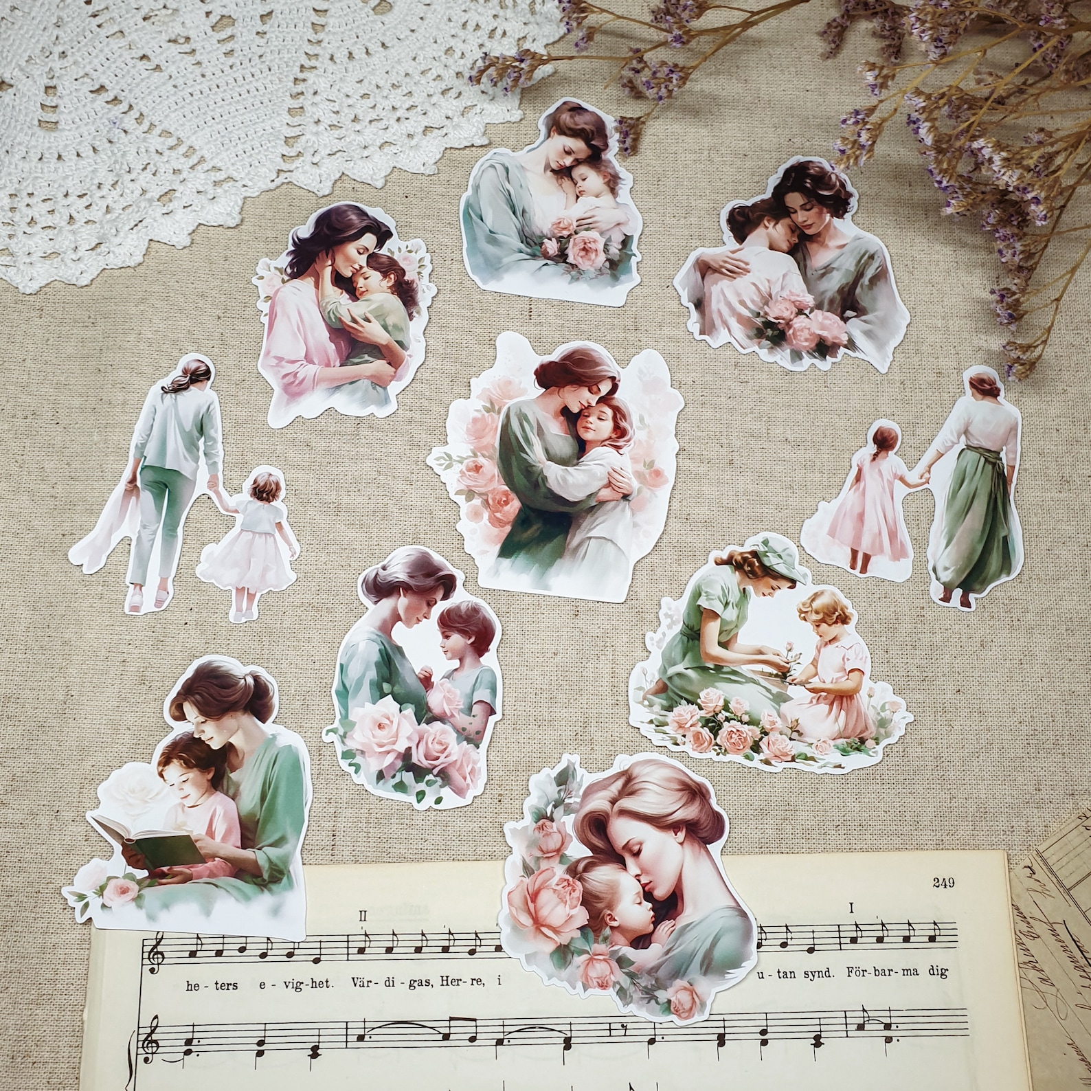 Stickers | Mother's Day Stickers | Mum Stickers | Girl Stickers ...