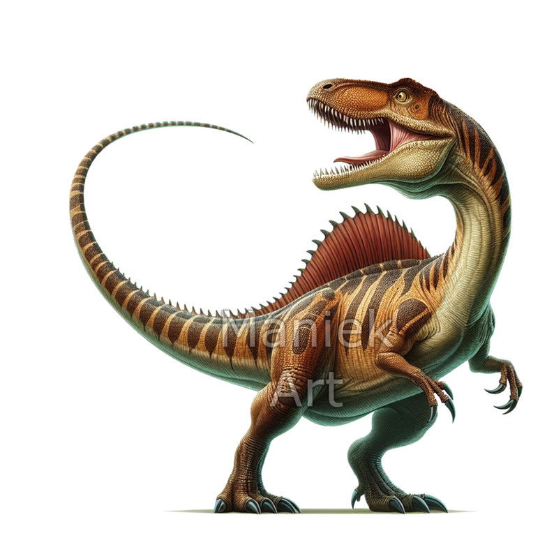 10 Dinosaurs Clipart Digital Product PNG Graphics High-quality Images ...