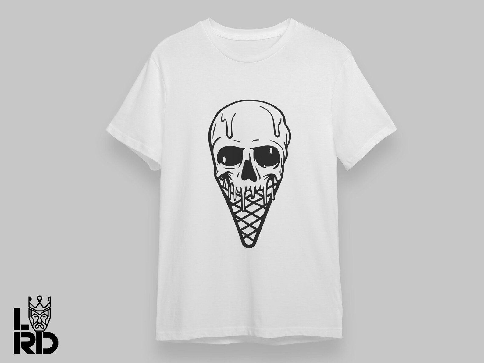 Ice Cream Skull SVG, Ice Cream Cricut Cutting File, Ice Cream Cone PNG ...