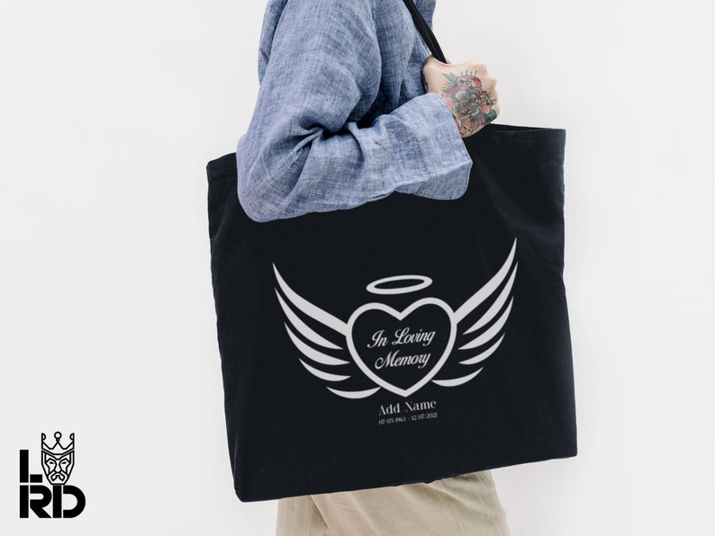 In Loving Memory SVG, Memorial PNG, Angel Wings Memorial, Goodbye SVG ...