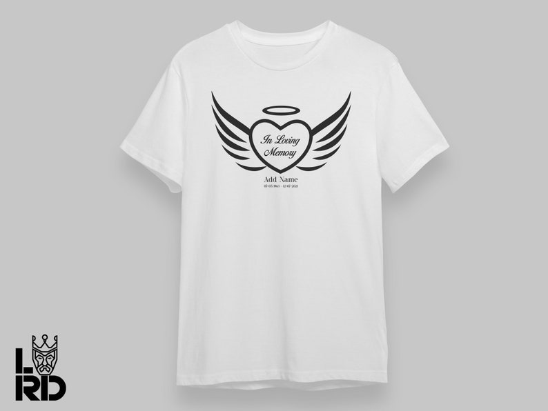 In Loving Memory SVG, Memorial PNG, Angel Wings Memorial, Goodbye SVG ...