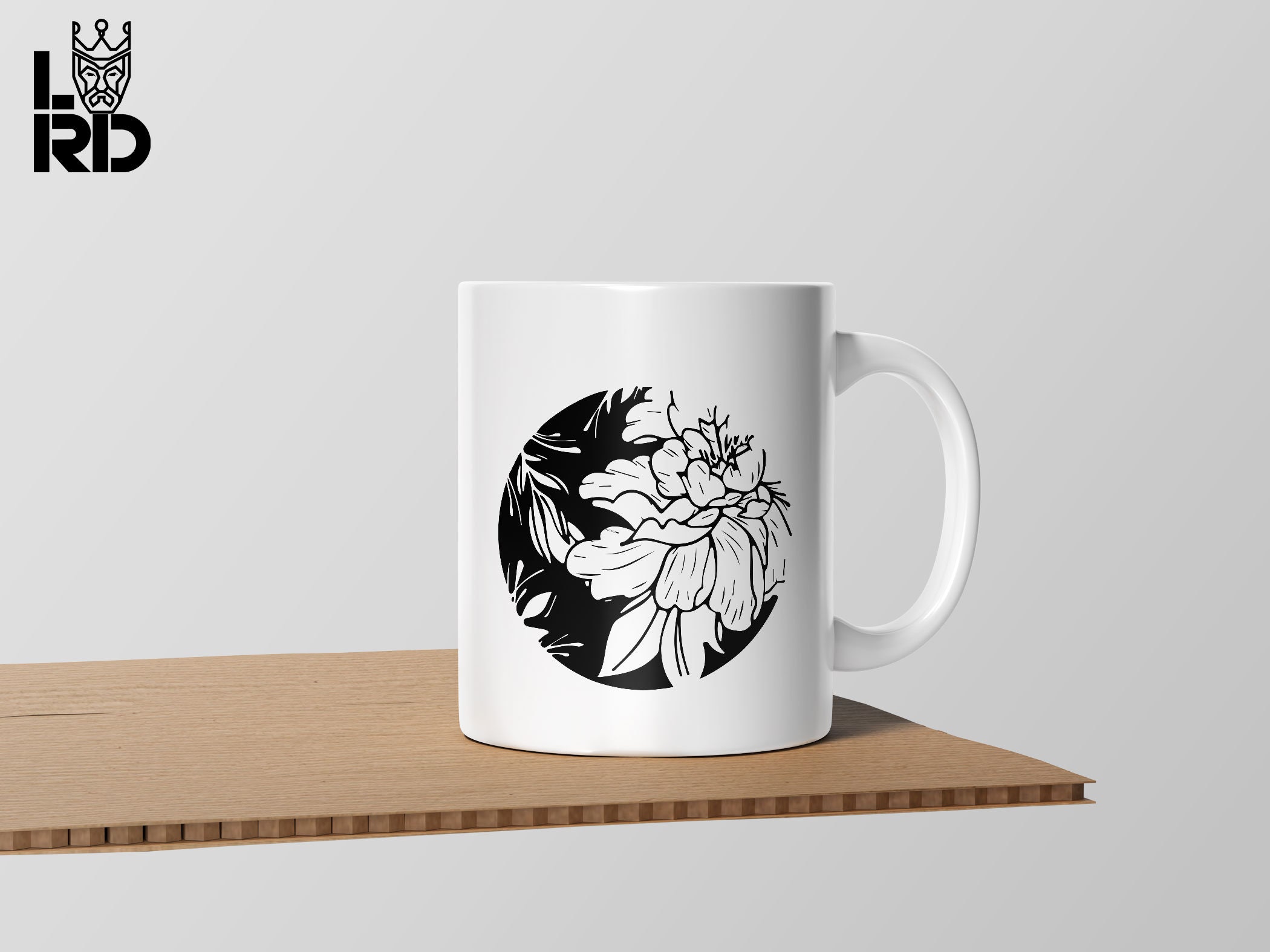 Wild Flower SVG, Round Floral Flower PNG, Hand Drawn Flower Cut File ...