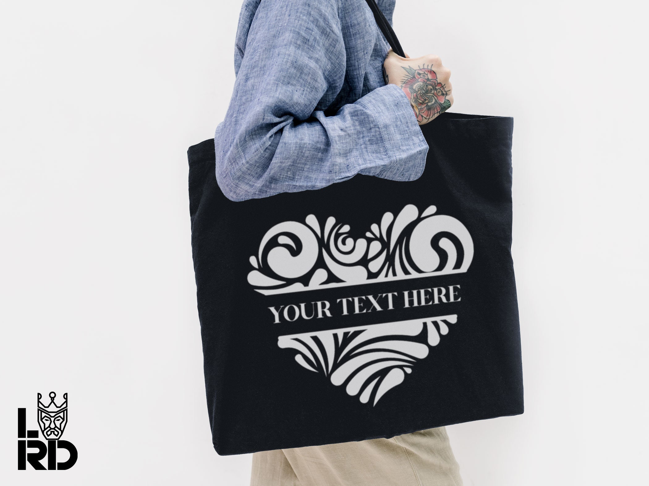 Heart Monogram Svg, Heart Name Frame, Heart Split Monogram Svg File for ...