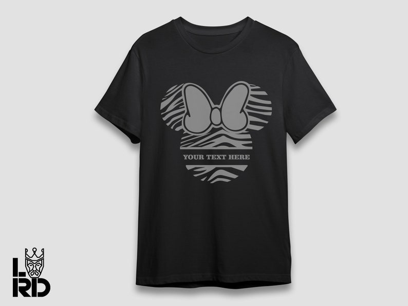 Cartoon Mouse Stripes Monogaram SVG Mouse Head Monogram Your - Etsy