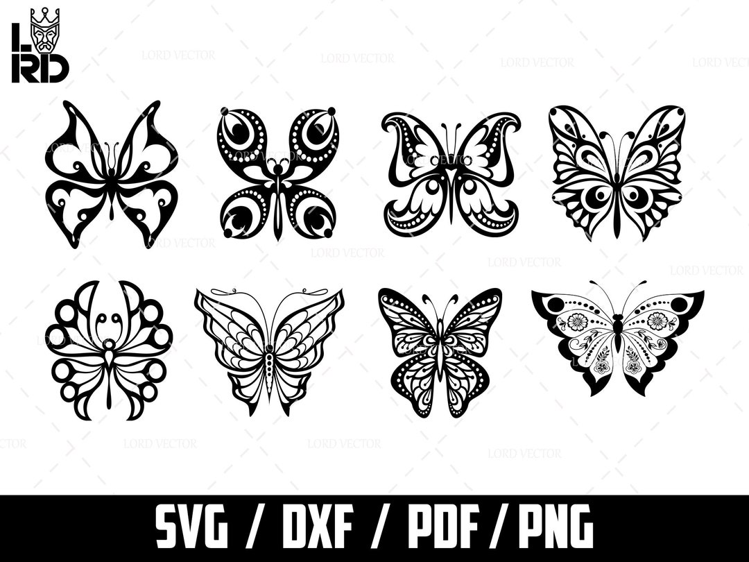 Butterfly SVG, Butterfly Svg Bundle, Layered Butterfly Bundle Cricut ...
