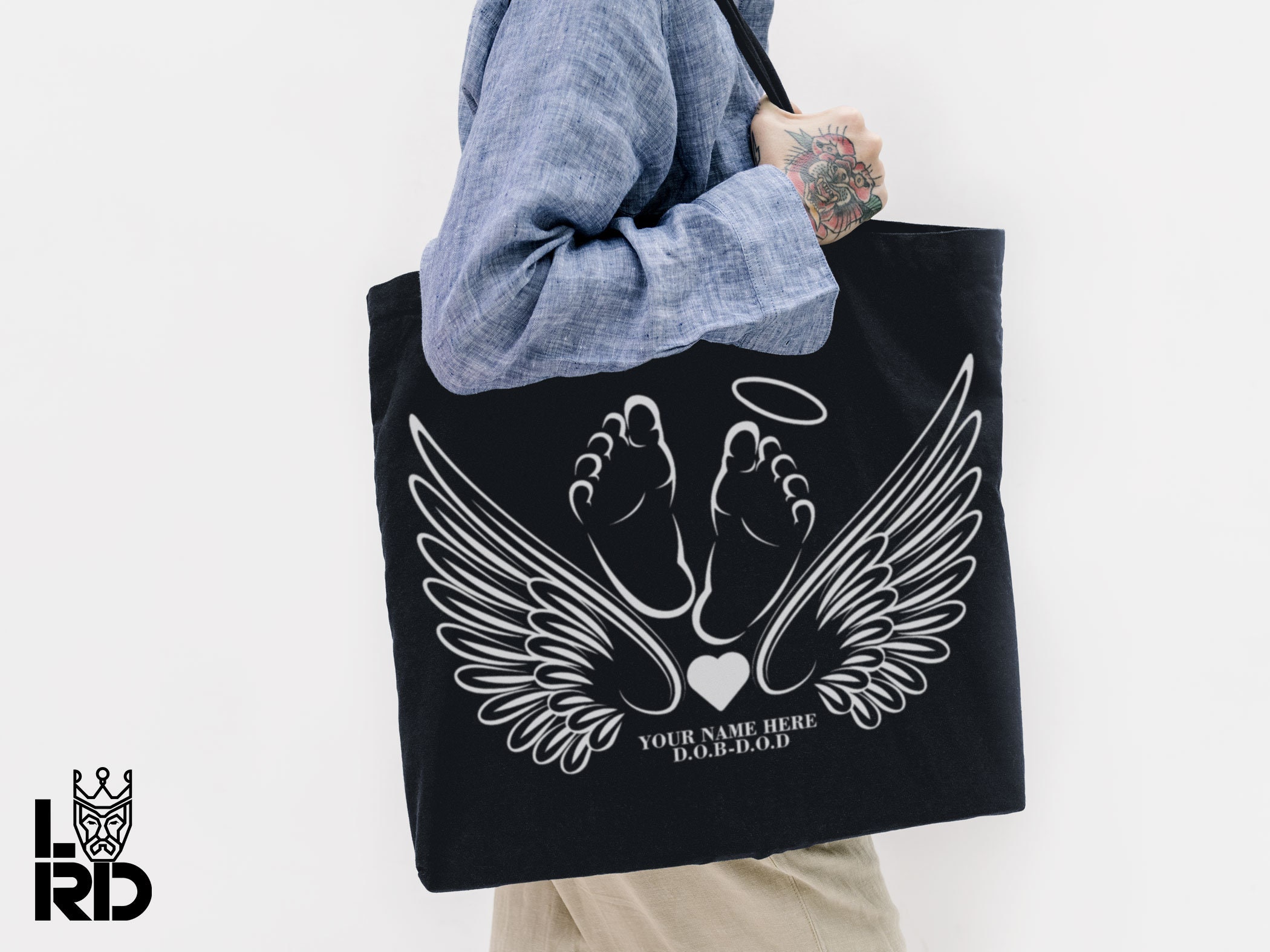 Baby Feet Angel Wings Svg, Infant Baby Loss Angel Miscarriages Svg ...