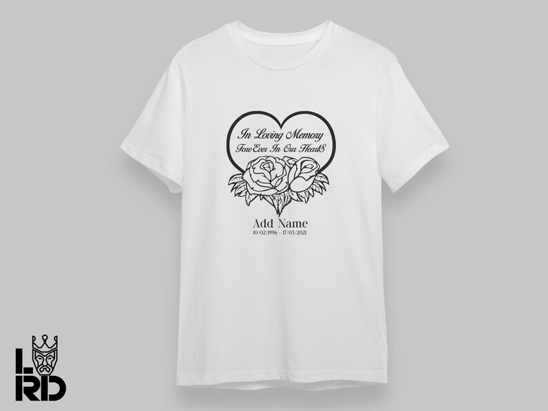 In Loving Memory SVG, Forever in Our Heart Svg, Memorial PNG ...