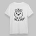 Baby Tiger SVG, Cute Tiger Girl, Animal Silhouette Cricut, Tiger With ...