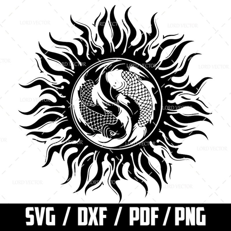 Fish Mandala Svg - Etsy