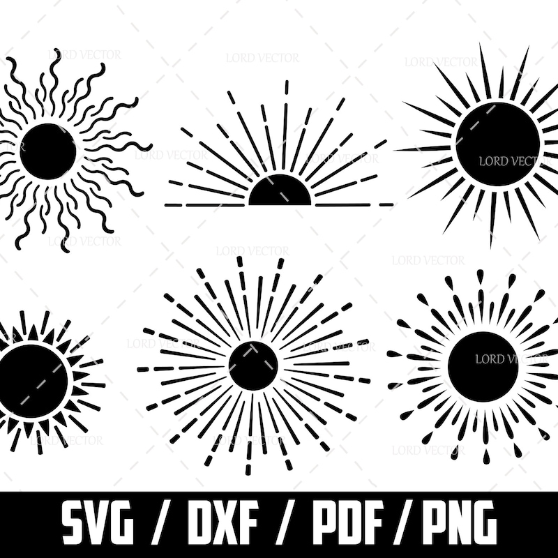 Sun Horizon Svg - Etsy
