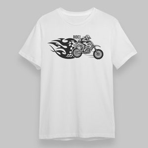 Flaming Motorcycle SVG, Dirt Bike SVG, Motorcycle Cut File, Svg Files ...