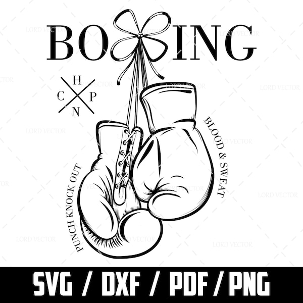 Girl Boxing Svg - Etsy