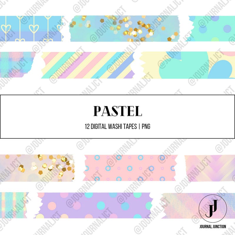 Pastel Washi Tape - Etsy