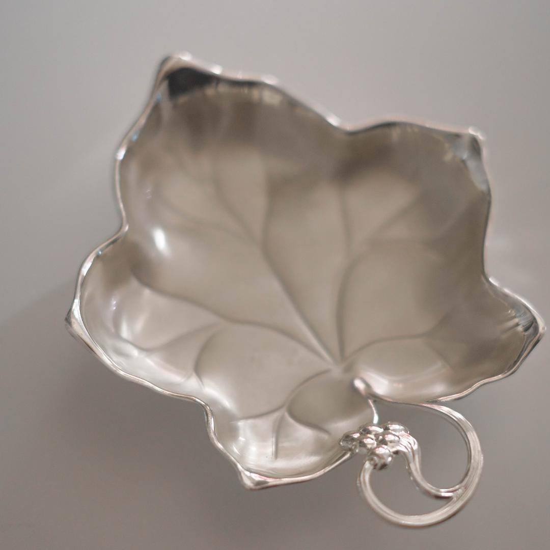 Vintage WMF Ikora Germany Silver Plated Grape Leaf Footed Dish Plate ...