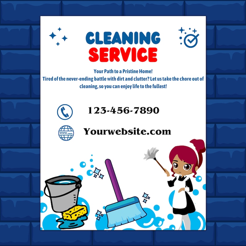 Cleaning Flyer Business Flyer Marketing Small Business Residential ...