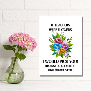 Teacher Appreciation Gift Tags, Customizable, Canva, Thank You, End- Of ...