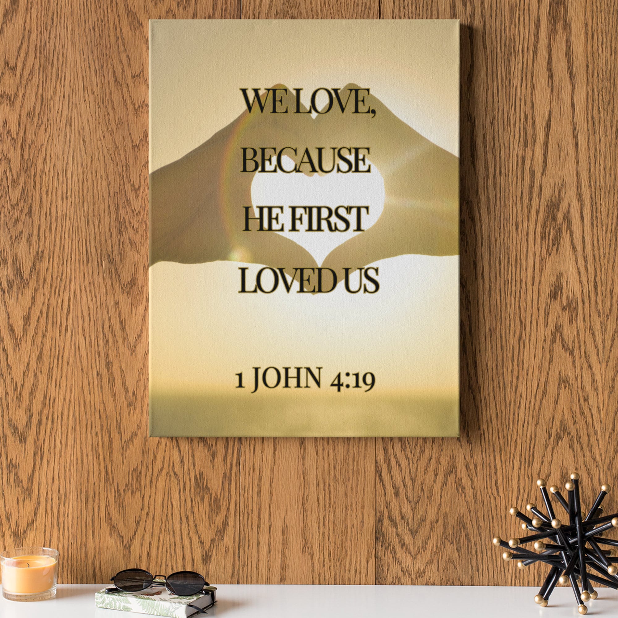 Christian Wall Art I Printable I 1 John 4:19 I Bible Scripture I Bible ...