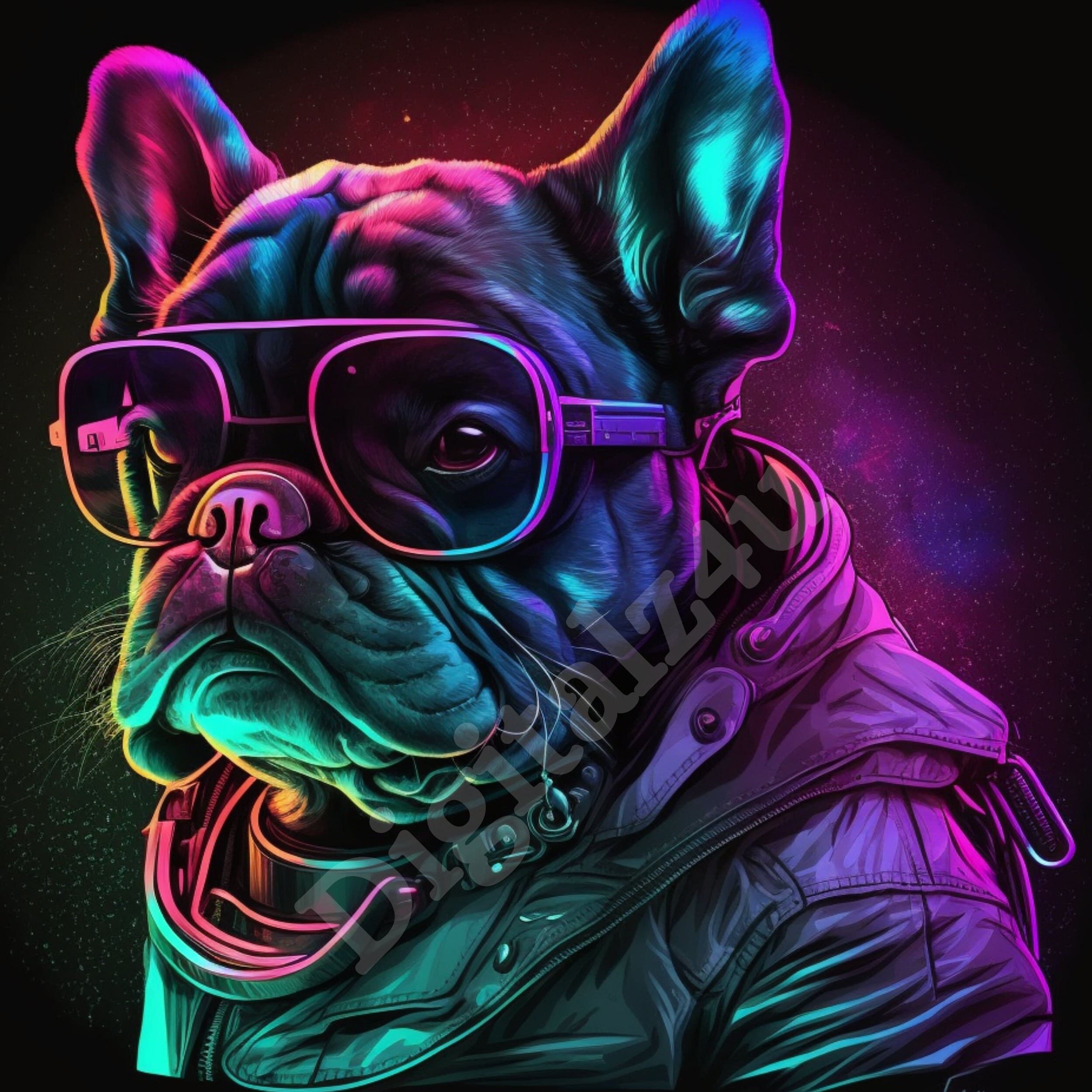 French Bulldog Ai Generated Art I Frenchie I Wall Art I Digital Art I ...