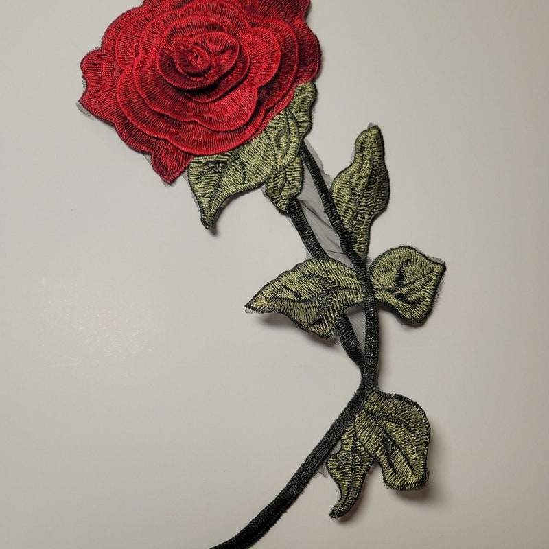 Rose Lace Applique - Etsy