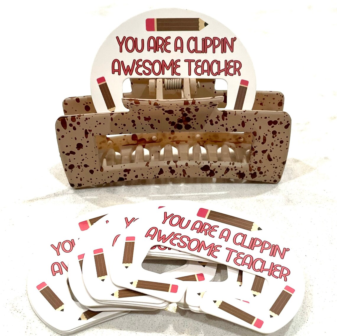 Teacher Appreciation Gift,special Teacher Thank You Gift,hair Clips for ...