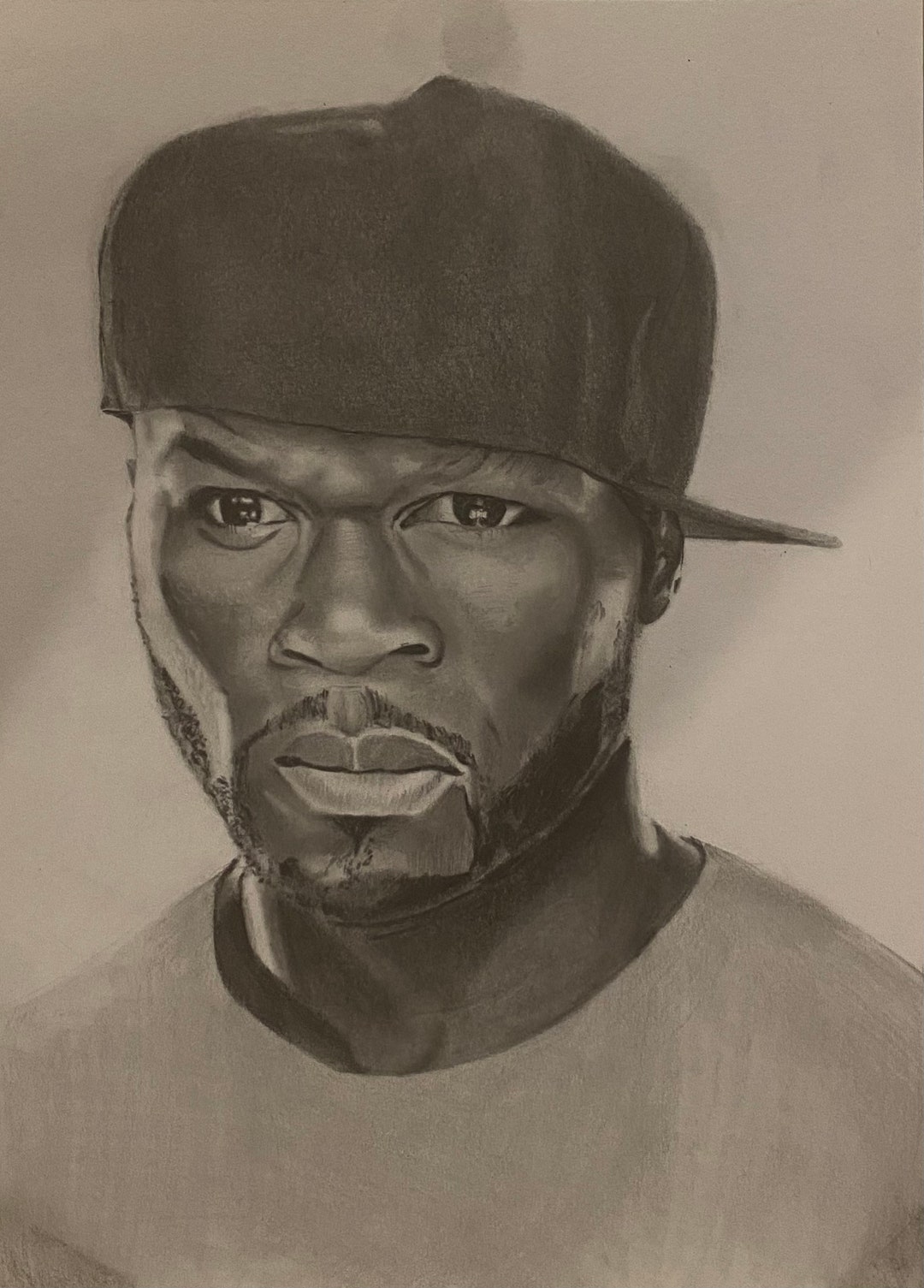 50 Cent Drawing - Etsy