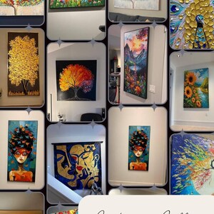 Vibrant Tree of Positive Energy Painting Large Handmade Abstract Art ...