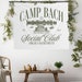 Camp Bachelorette Banner Custom Camp Bach Flag Camping Bachelorette ...