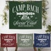 Camp Bachelorette Banner Custom Camp Bach Flag Camping Bachelorette ...