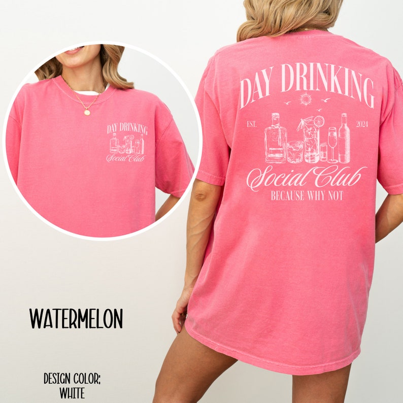 Custom Cocktail Social Club Shirt Personalized Comfort Colors Summer ...