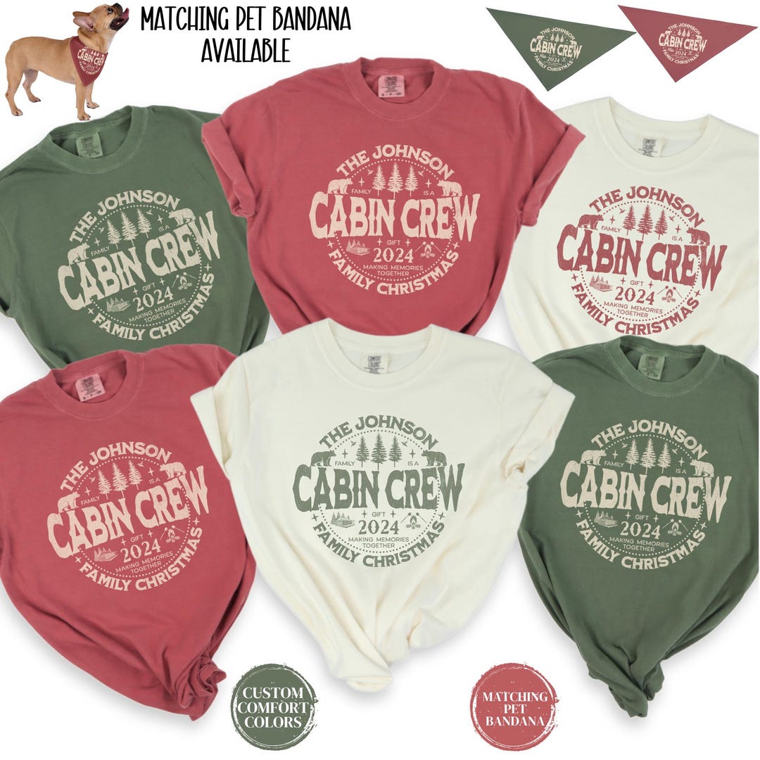 Custom Family Christmas Shirt Comfort Colors Matching Family Christmas ...