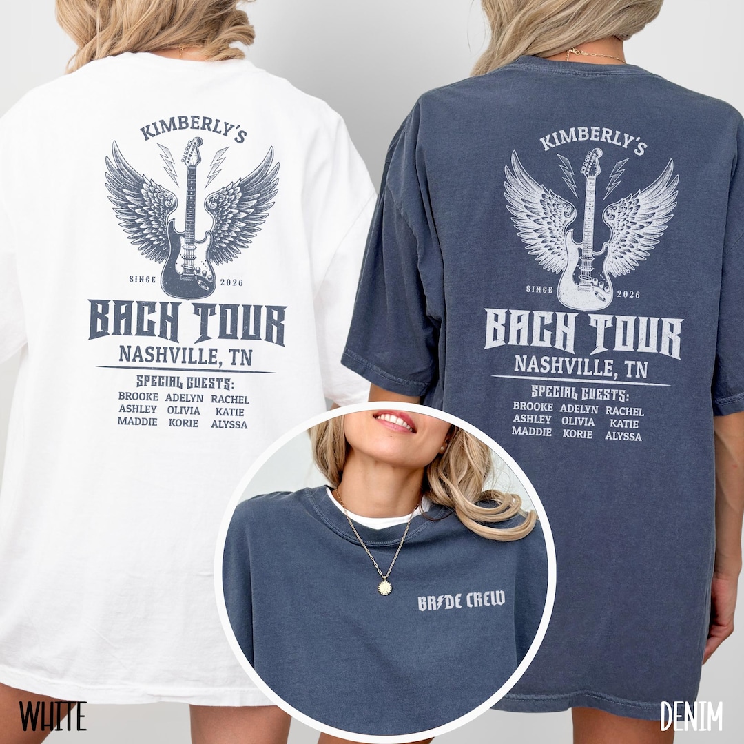 Custom Farewell Tour Bachelorette Shirts Comfort Colors Vegas ...