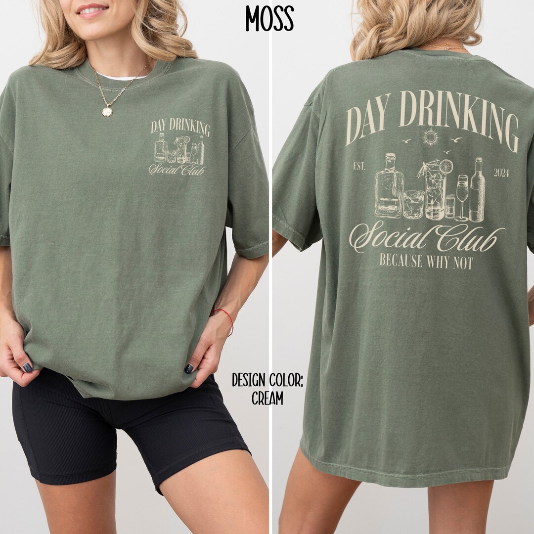 Custom Cocktail Social Club Shirt Personalized Comfort Colors Summer ...