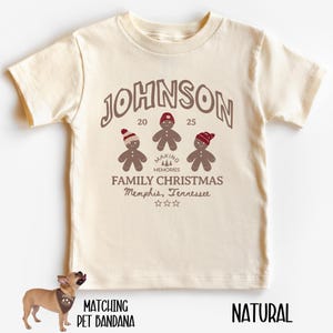 Custom Gingerbread Family Christmas Shirts Comfort Colors Matching ...