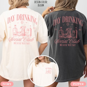Custom Cocktail Social Club Shirt Personalized Comfort Colors Summer ...