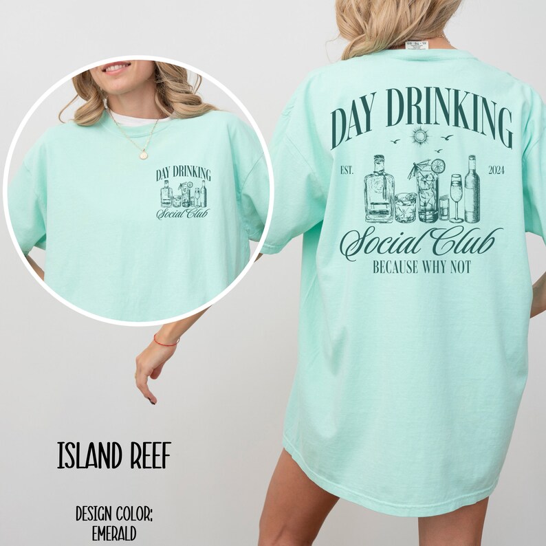Custom Cocktail Social Club Shirt Personalized Comfort Colors Summer ...