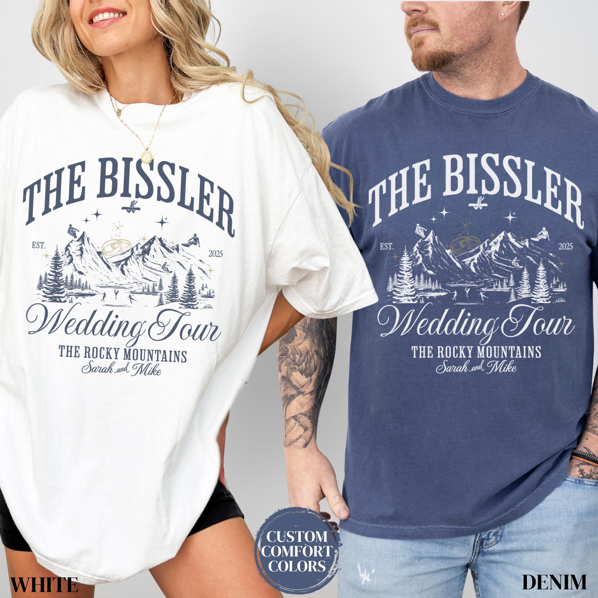 Custom Matching Wedding Tour Shirts Personalized Wedding Weekend Shirt ...