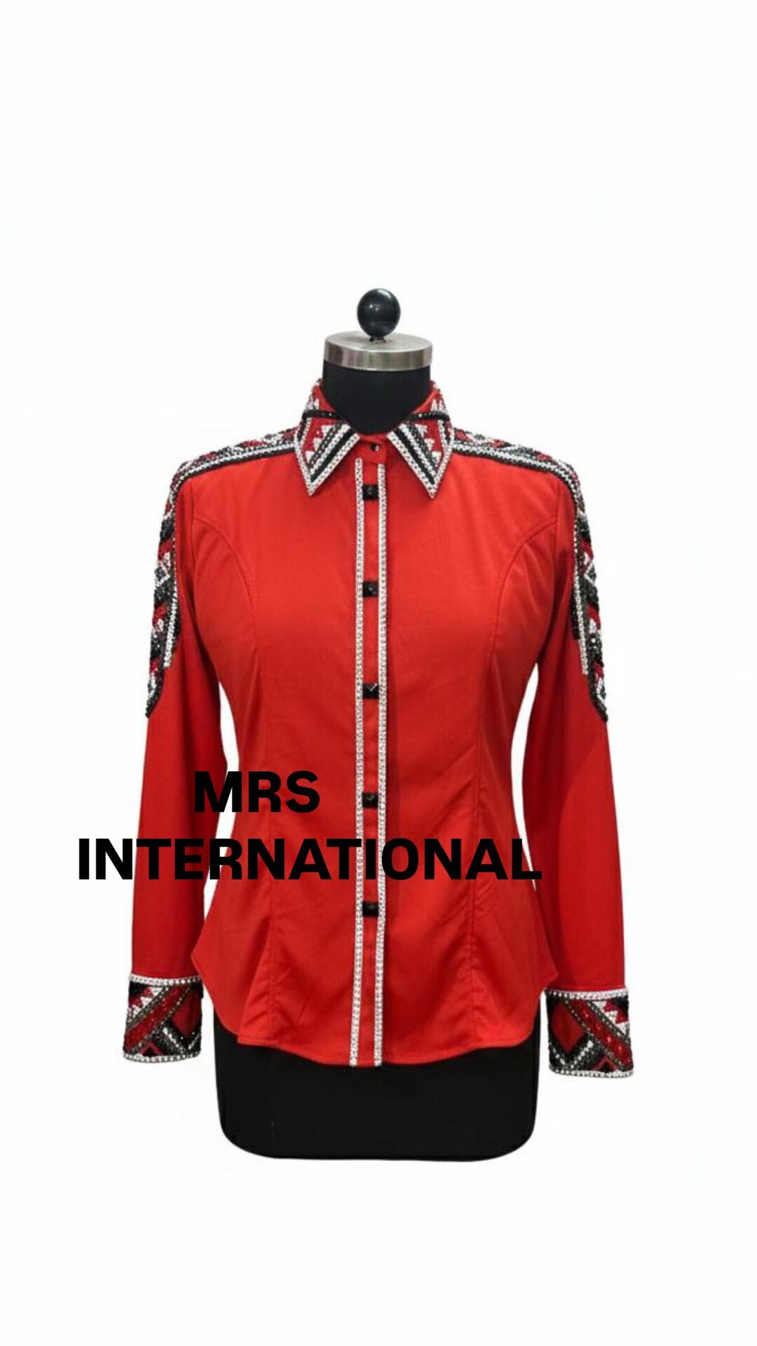 Brand New Red Show Shirt Vest and Jackets Showmanship - Etsy