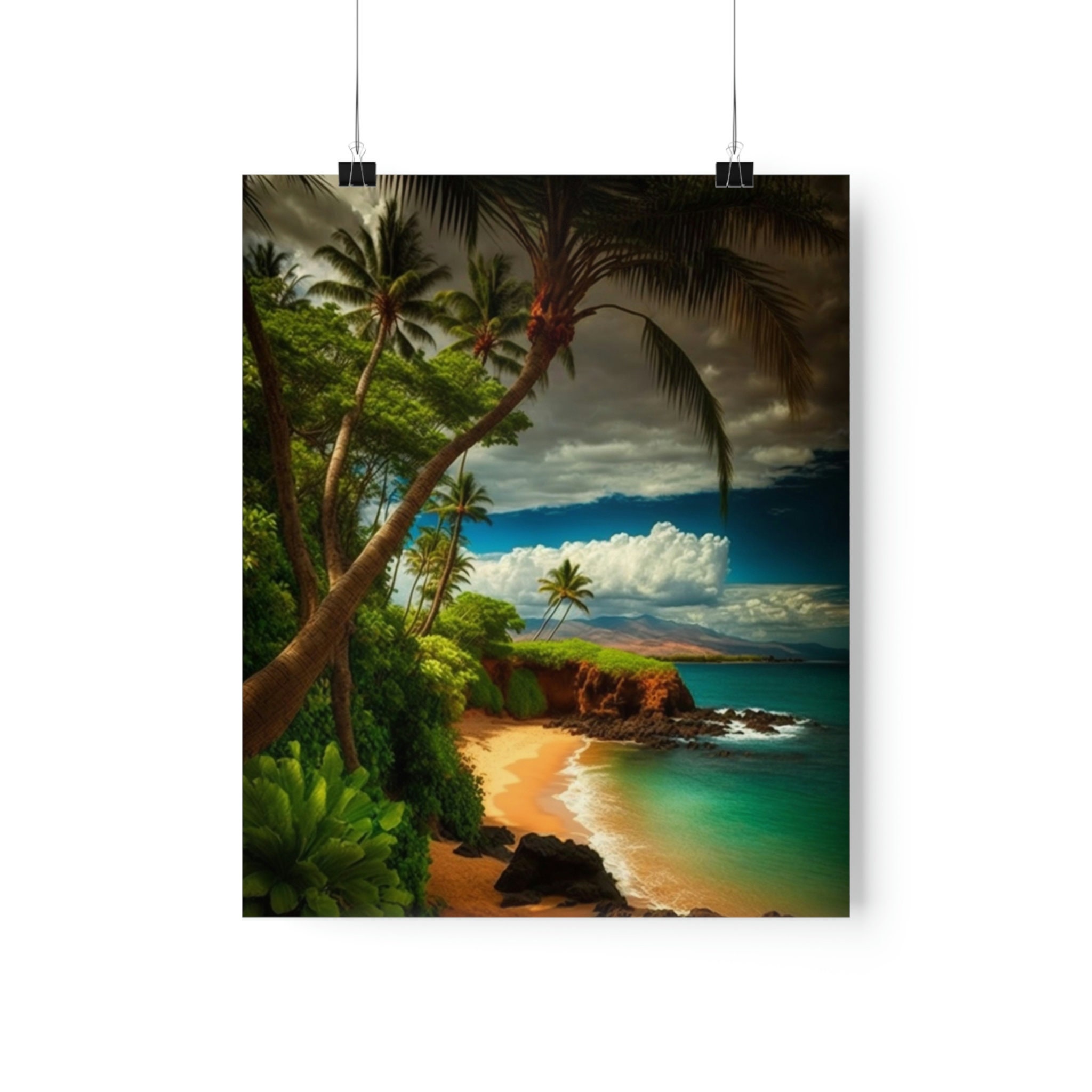 Lahaina, Hawaii Print, Maui, Hawaii Art, Hawaii Beach, Ocean Scene ...