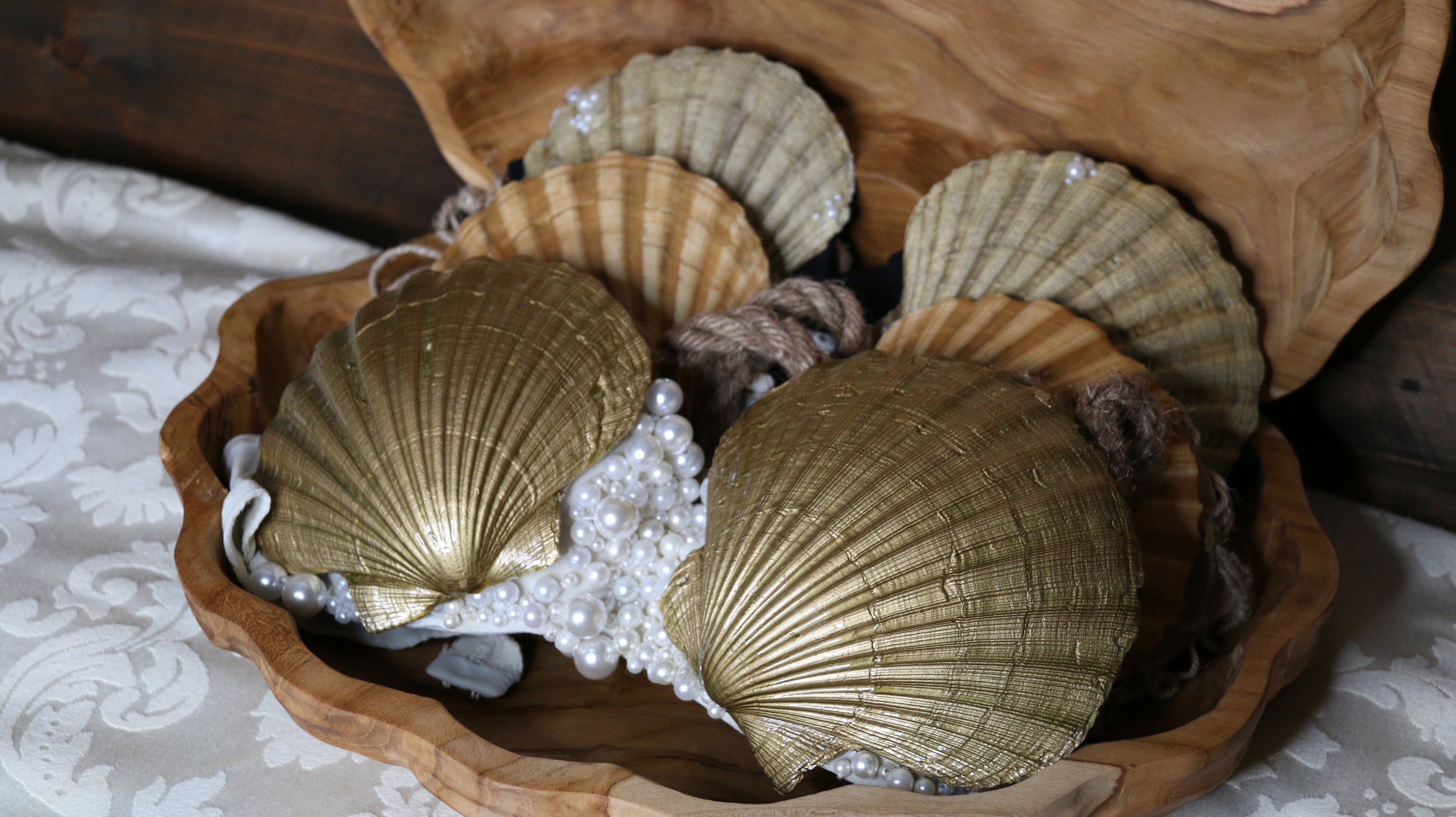 Custom Seashell Mermaid Bra for Swimming | Festival Costume Siren Top ...