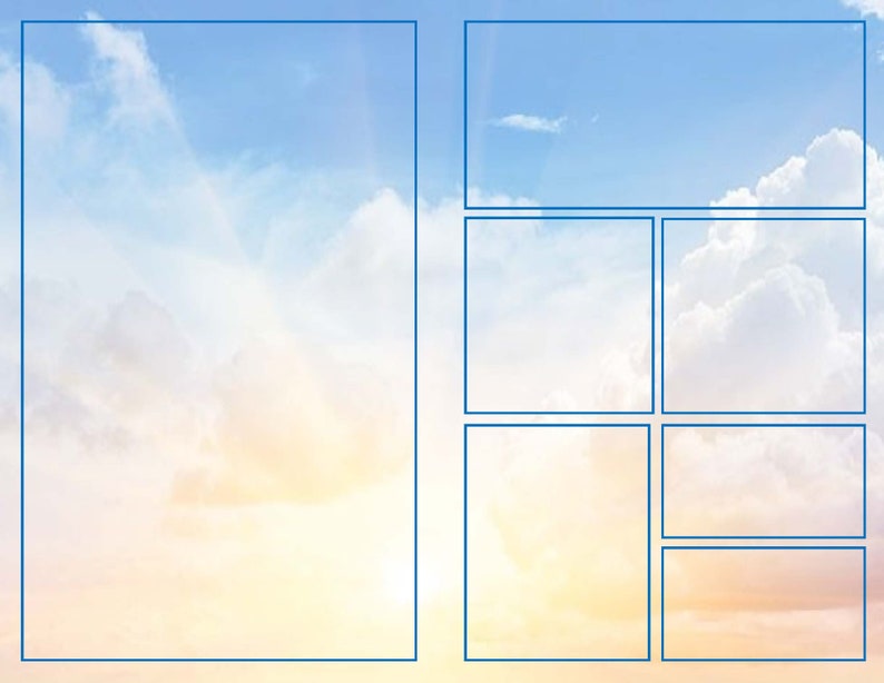 Sunset Funeral Program - Etsy