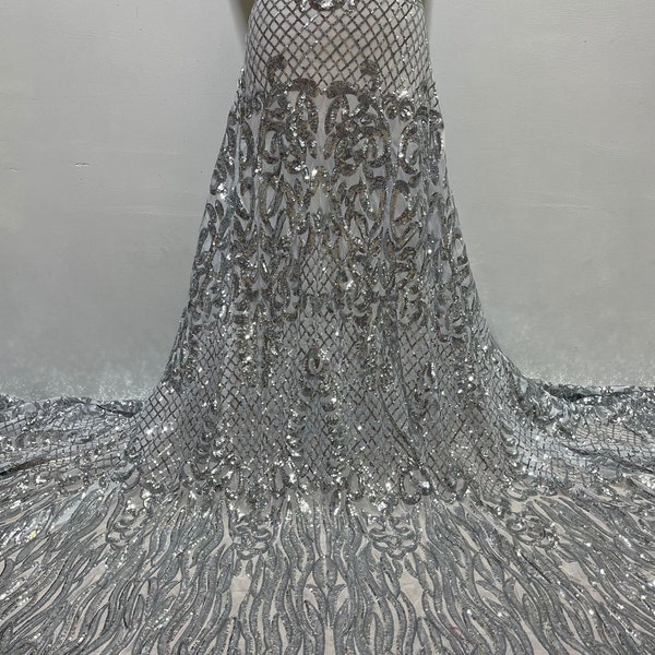 Sequin Fabric - Etsy