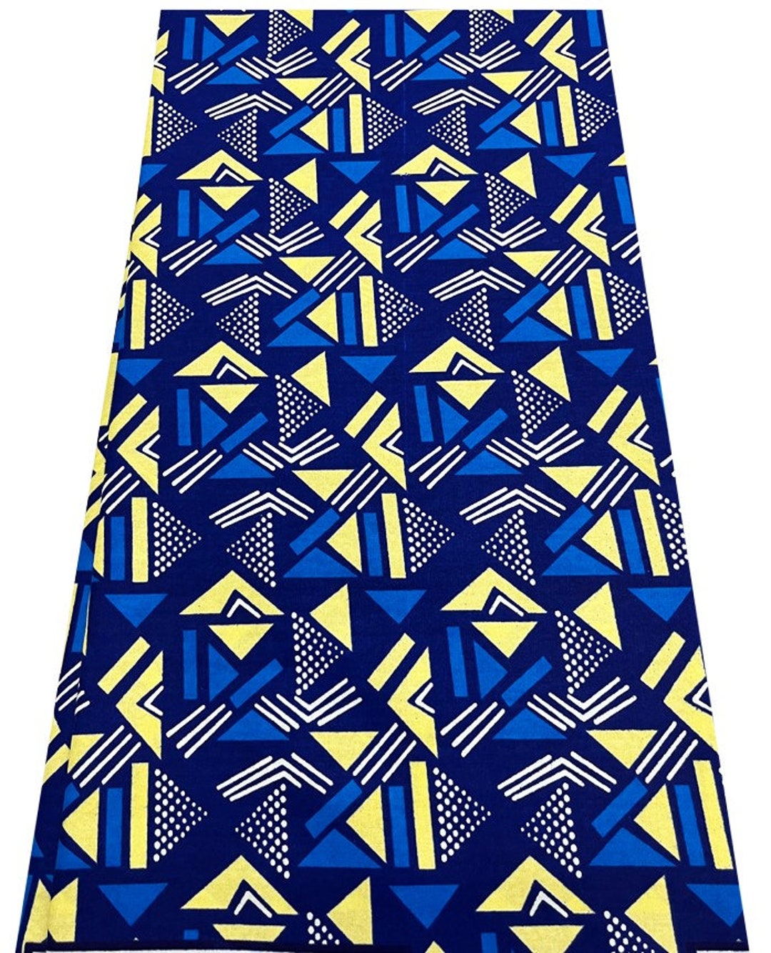 Royal Blue Cream Mud Cloth Print Fabric- Sell by 6 Yards-100% Cotton - Etsy