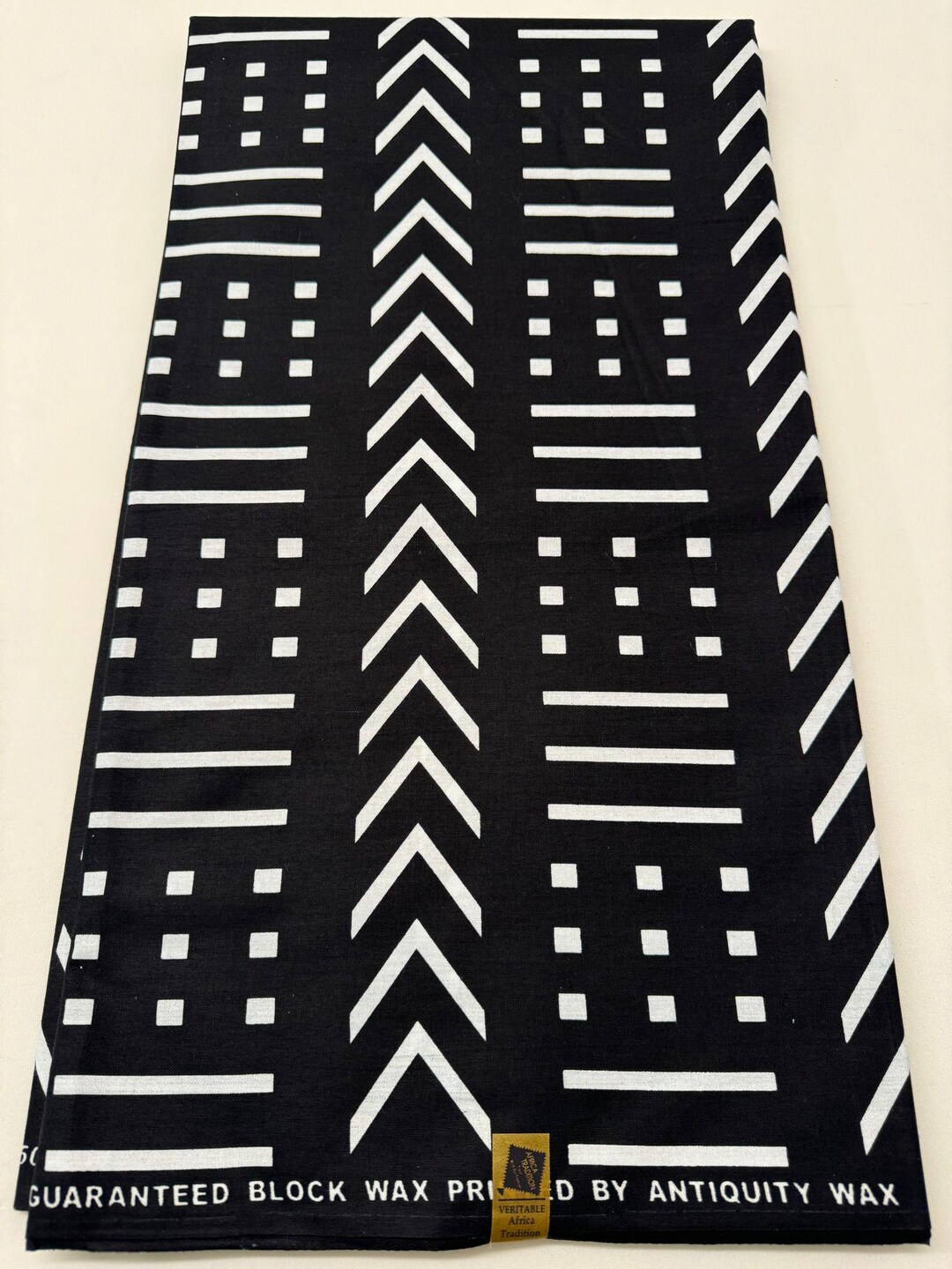 Black and White -ankara African Wrapper Wax Print -sell by 6 Yards- 100 ...