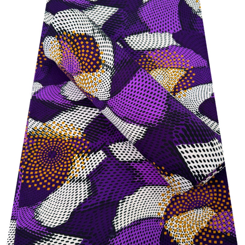Purple African Fabric - Etsy
